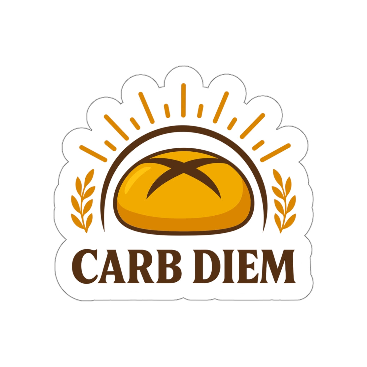 Carb Diem Vinyl Sticker | Pastry Arts Shop